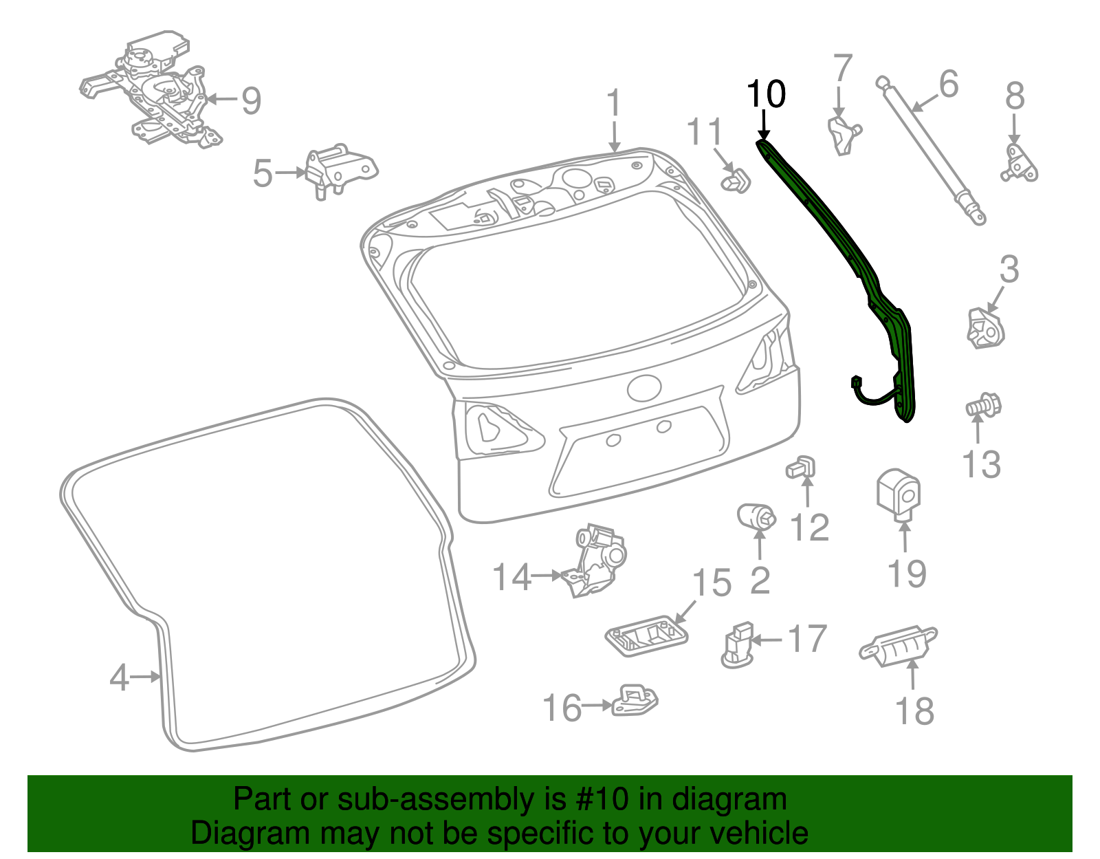 84260-0E040 - 2010-2015 Lexus - Object Sensor | My L Parts