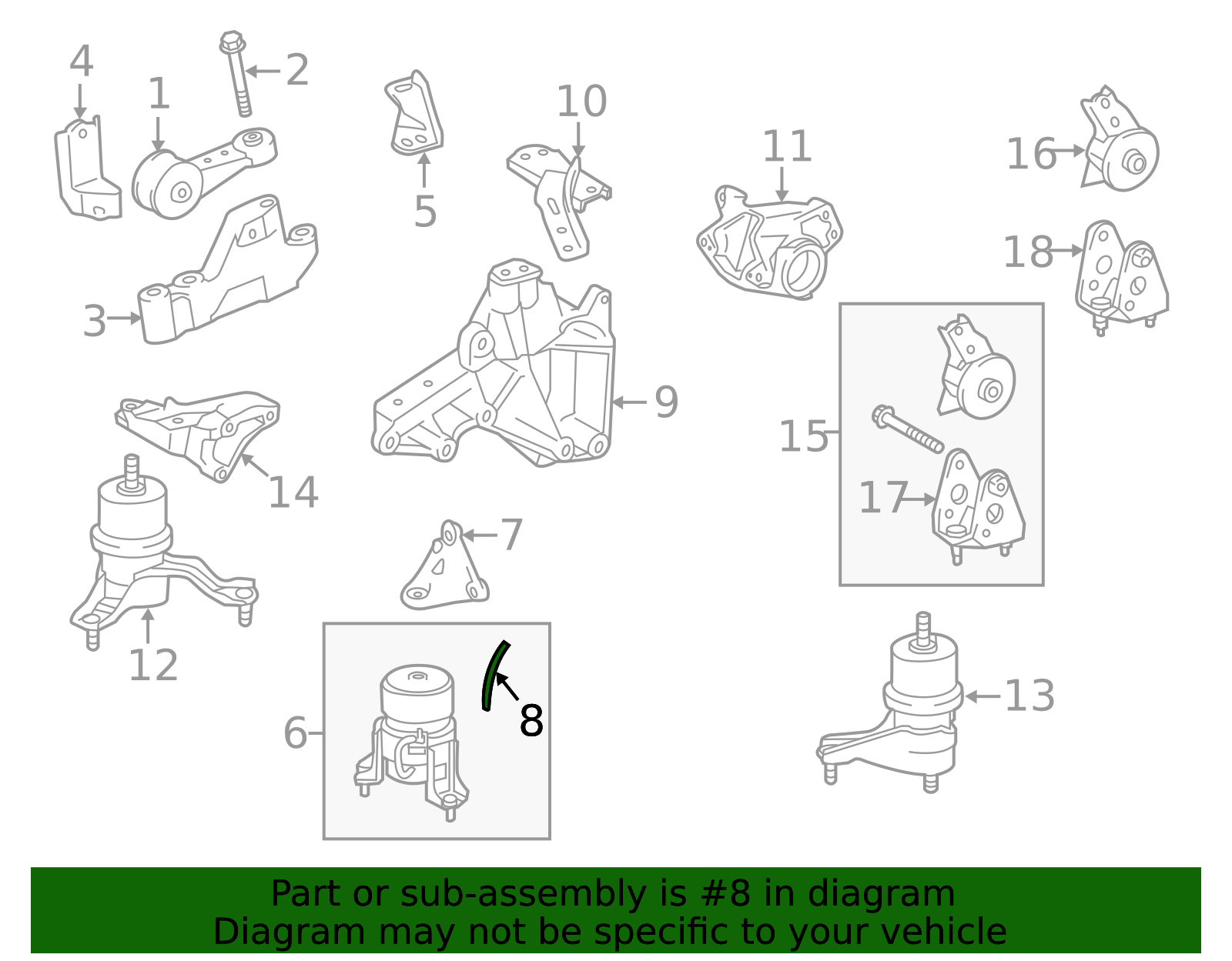 2014-2016 Toyota Highlander Vacuum Hose 17308-0P150 | Toyota Parts Center