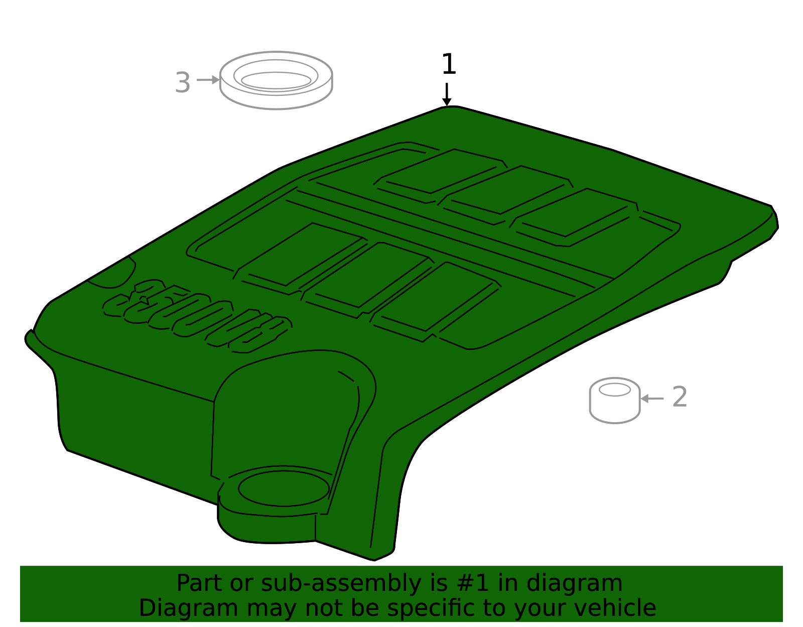 Engine Intake Manifold Cover 12593411 Oem Parts Online