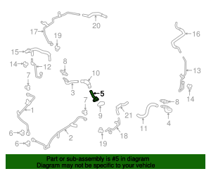 2017-2020 Infiniti Q60 Oil Feed Tube 15197-5CA0B | INFINITI OF WEST CHESTER