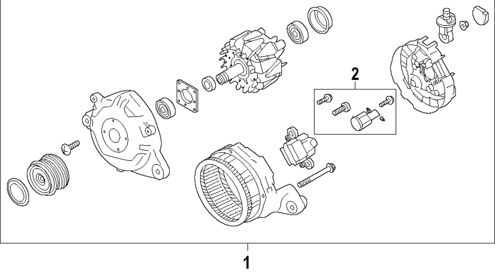 2022-2025 Subaru BRZ Alternator 23700AB180 | Subaru Parts Store
