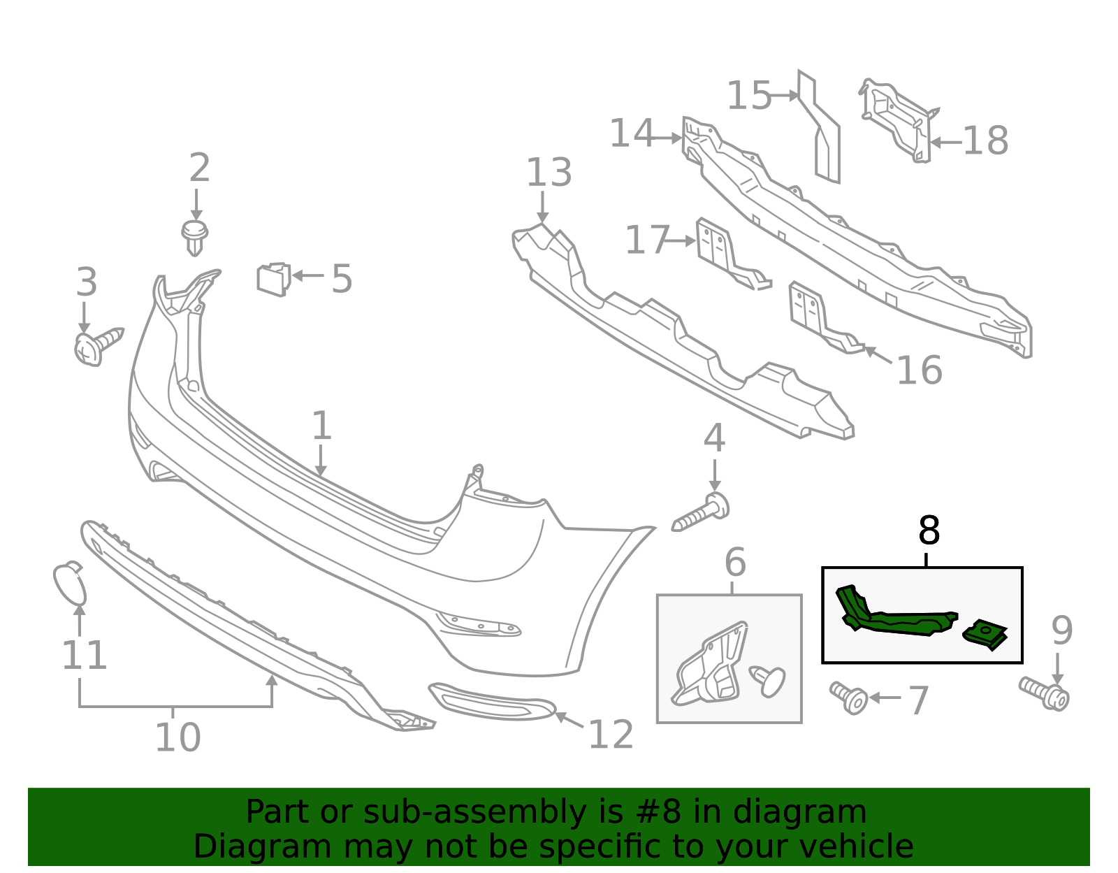 86613-B0000 - Side Retainer 2017-2018 Kia | Kia.Parts Store