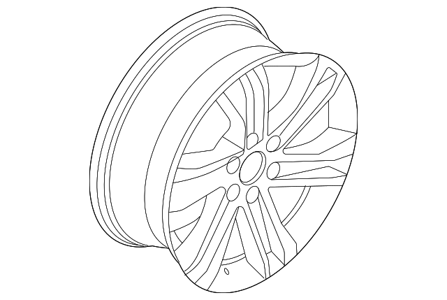2024-2025 Ford F-150 Wheel, Alloy RL3Z-1007-P | TascaParts.com