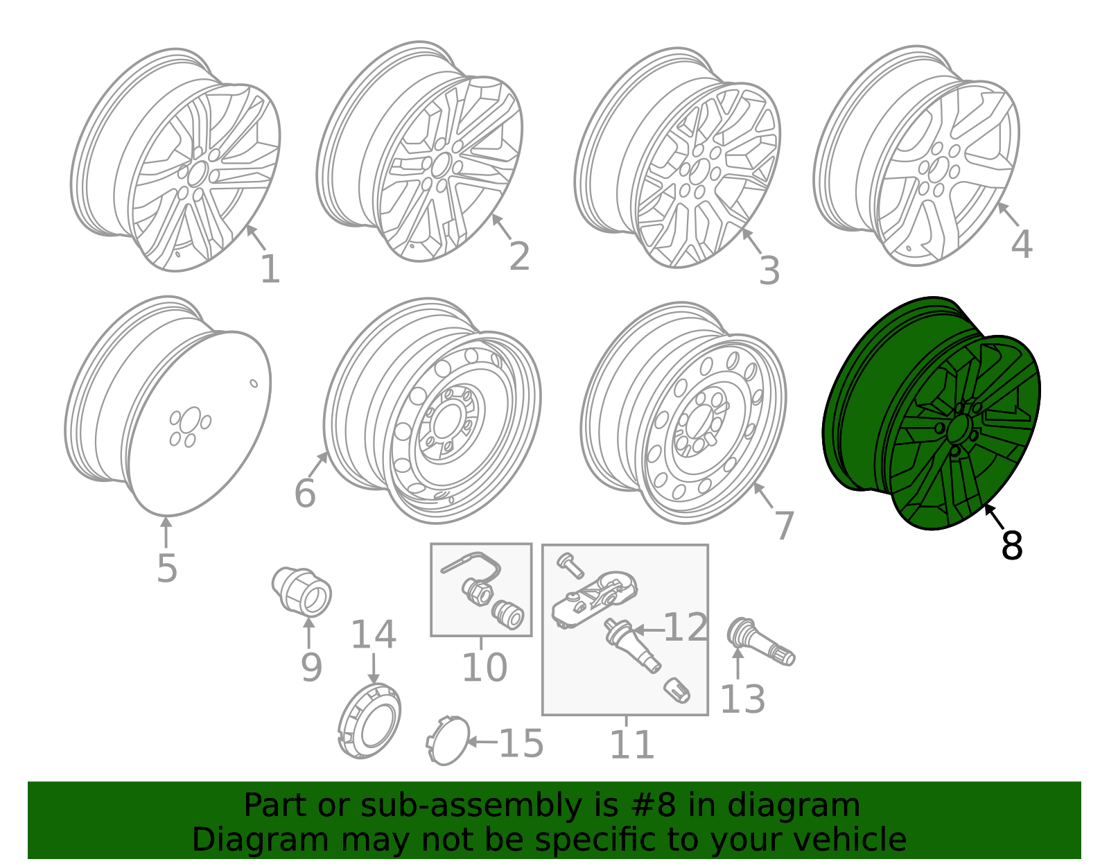 KL3Z-1007-F - Wheel Assembly 2018-2025 Ford F-150 | Ford Parts Direct
