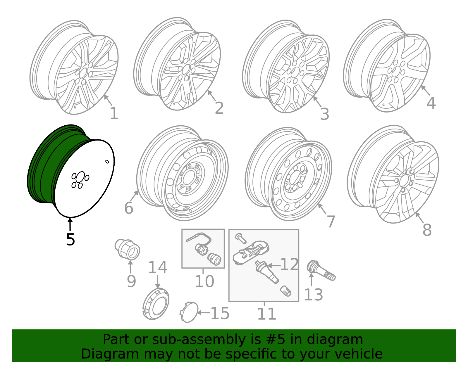 RL3Z-1007-M - Wheel, Alloy 2024-2025 Ford F-150 | Ford Parts Direct