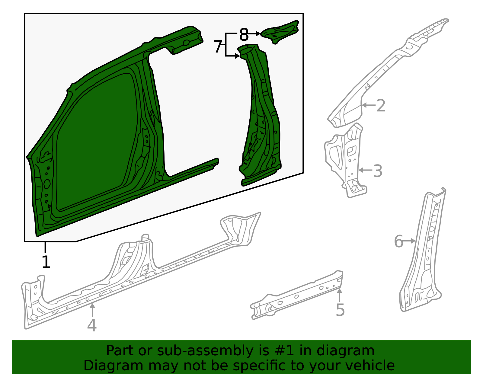 04632-S0X-305ZZ - Uniside Assembly 1999-2001 Honda Odyssey | Honda ...