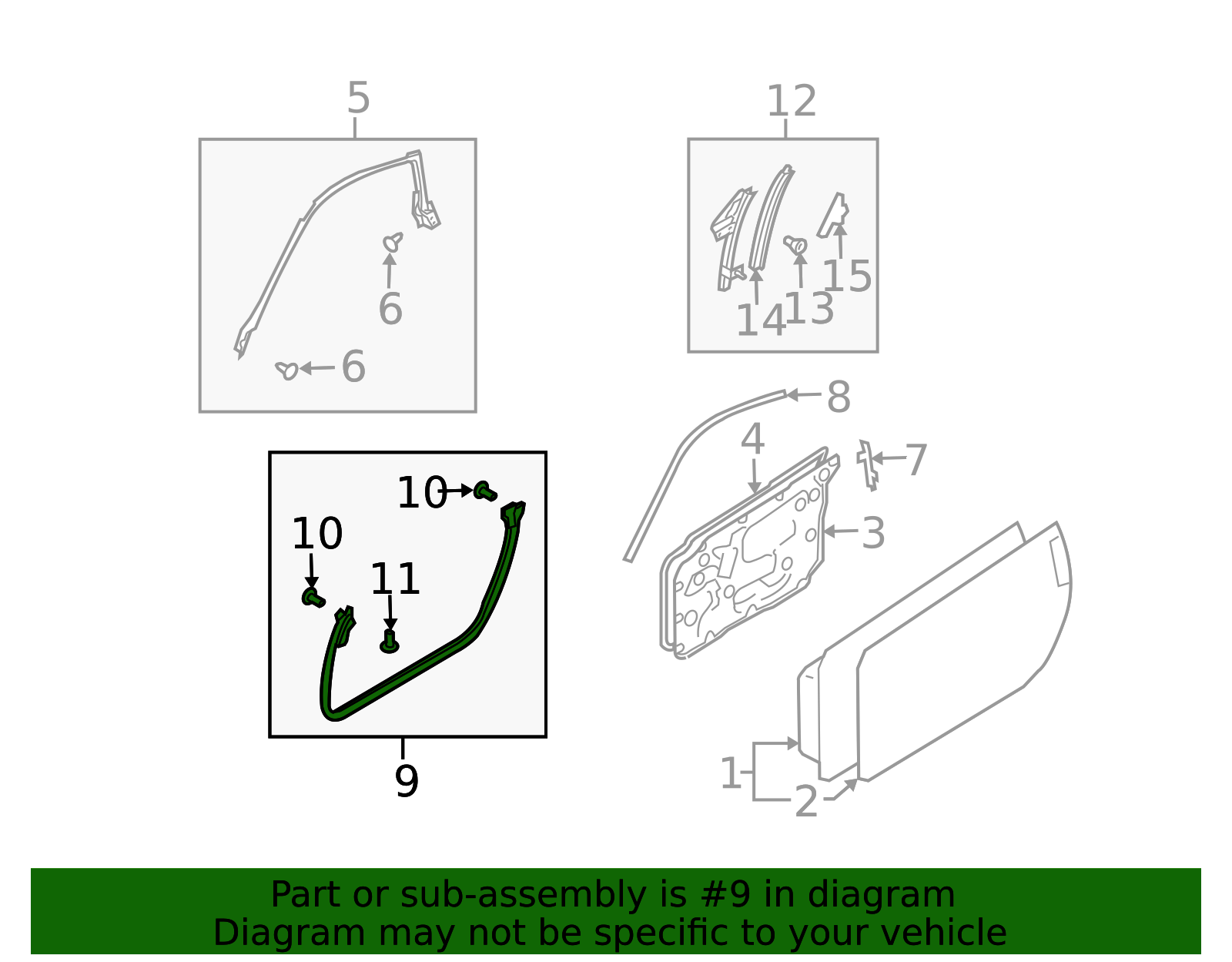 80831-CD001 - Lower Weather-Strip Official Nissan Parts Store