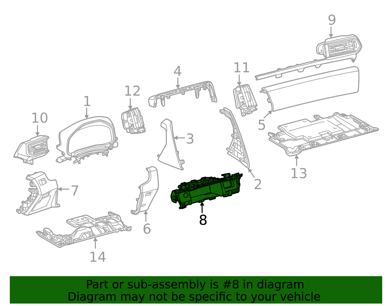 55406-60550 - High-Quality Center Panel for 2025 Lexus | AutoNation Parts