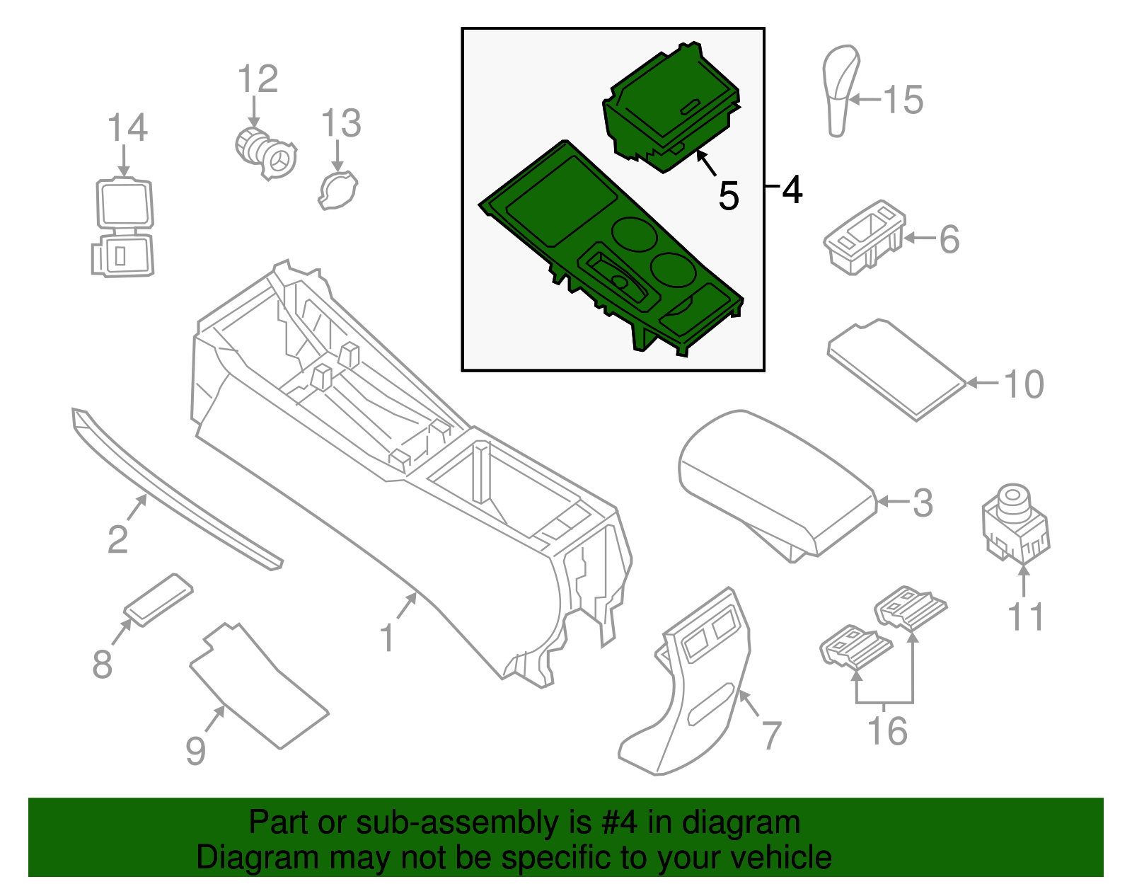 2018 Nissan Altima Upper Panel 96941-9HU1A | Team Nissan Inc.