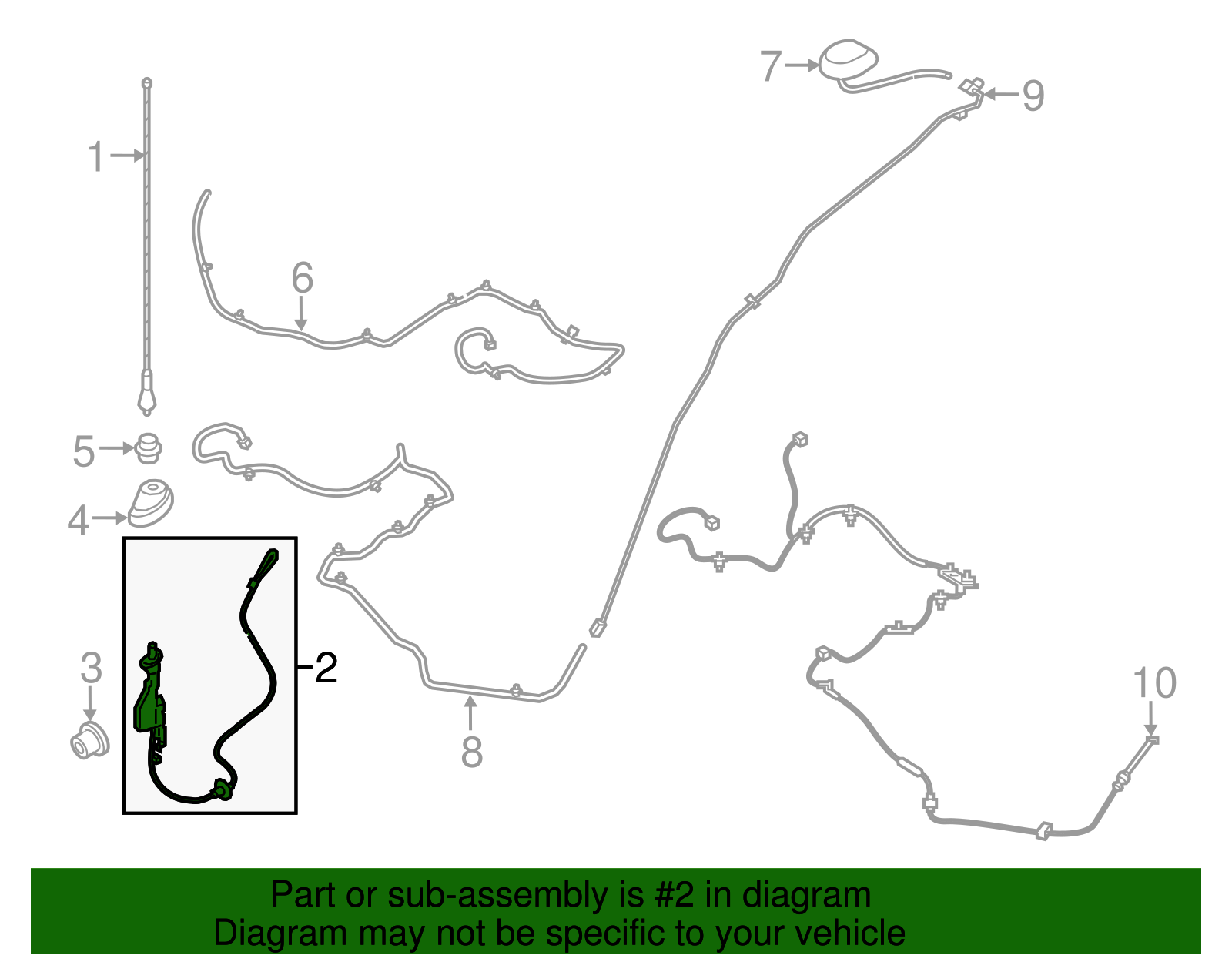 2015-2025 Ford Radio Antenna Base CK4Z-18A984-D | Ford OEM Parts Outlet