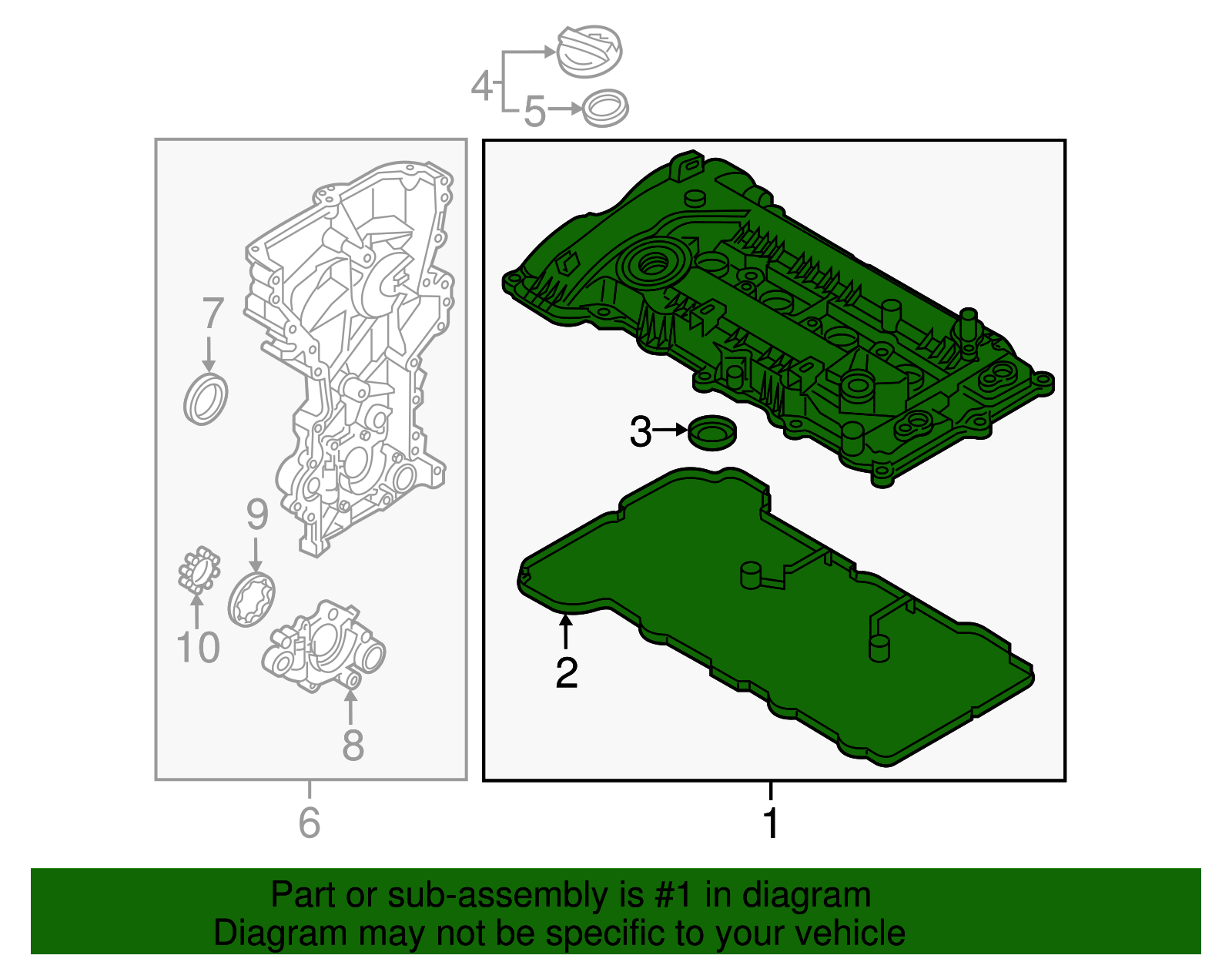 2017-2021 Hyundai Valve Cover 22410-2E700 | HyundaiParts.Online