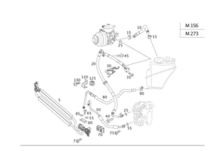 221-320-36-72 - High-Pressure Line 1998-2014 Mercedes-Benz | Mercedes ...