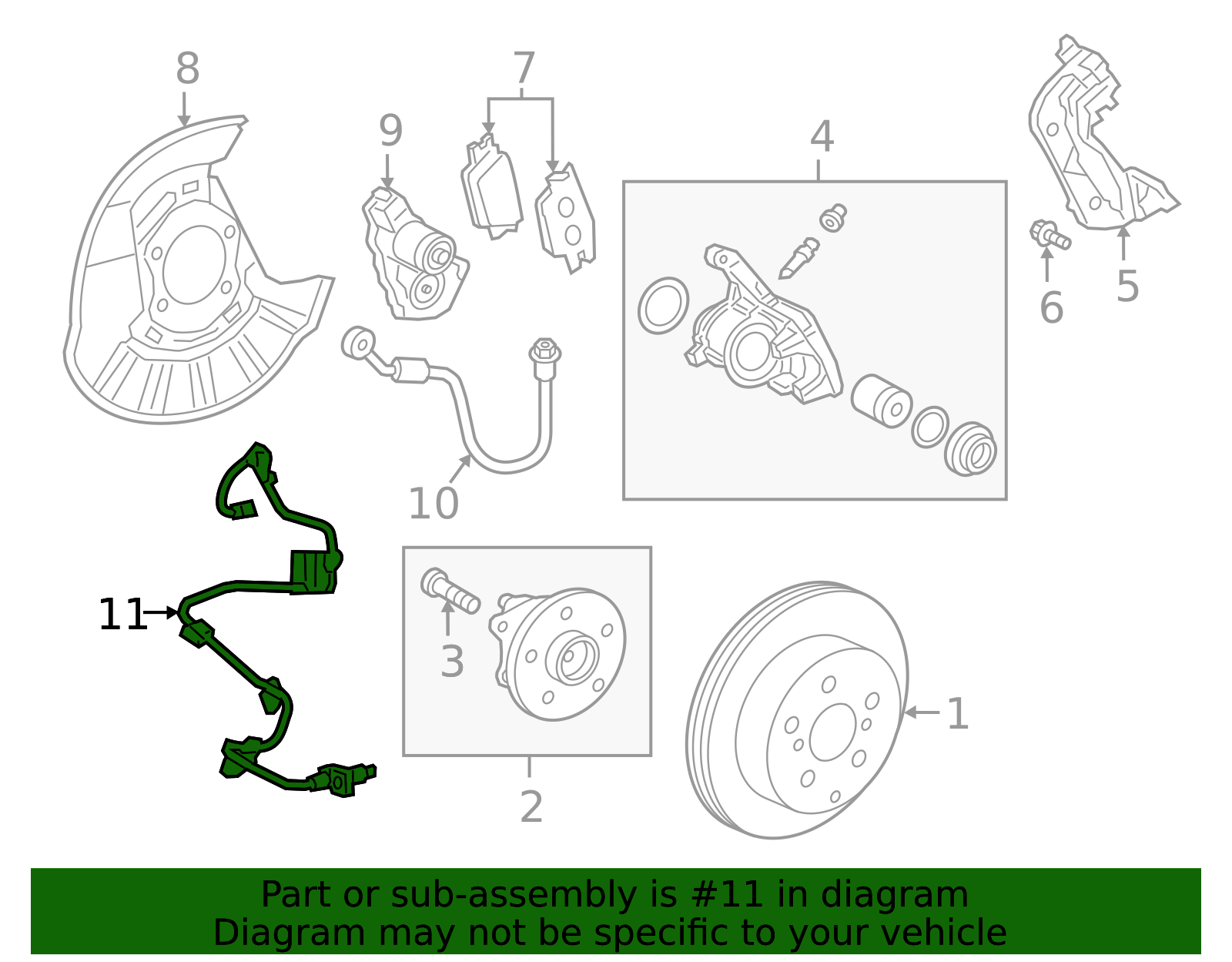 2019-2025 Toyota 2019-2024 Toyota - ABS Sensor Wire 890C0-0R010 ...