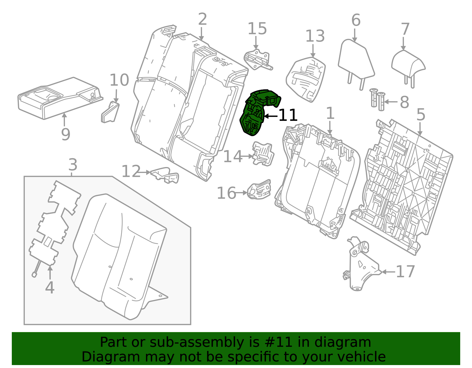 2023-2024 Subaru Solterra | 2023-2024 Subaru Solterra - Lock Assembly ...