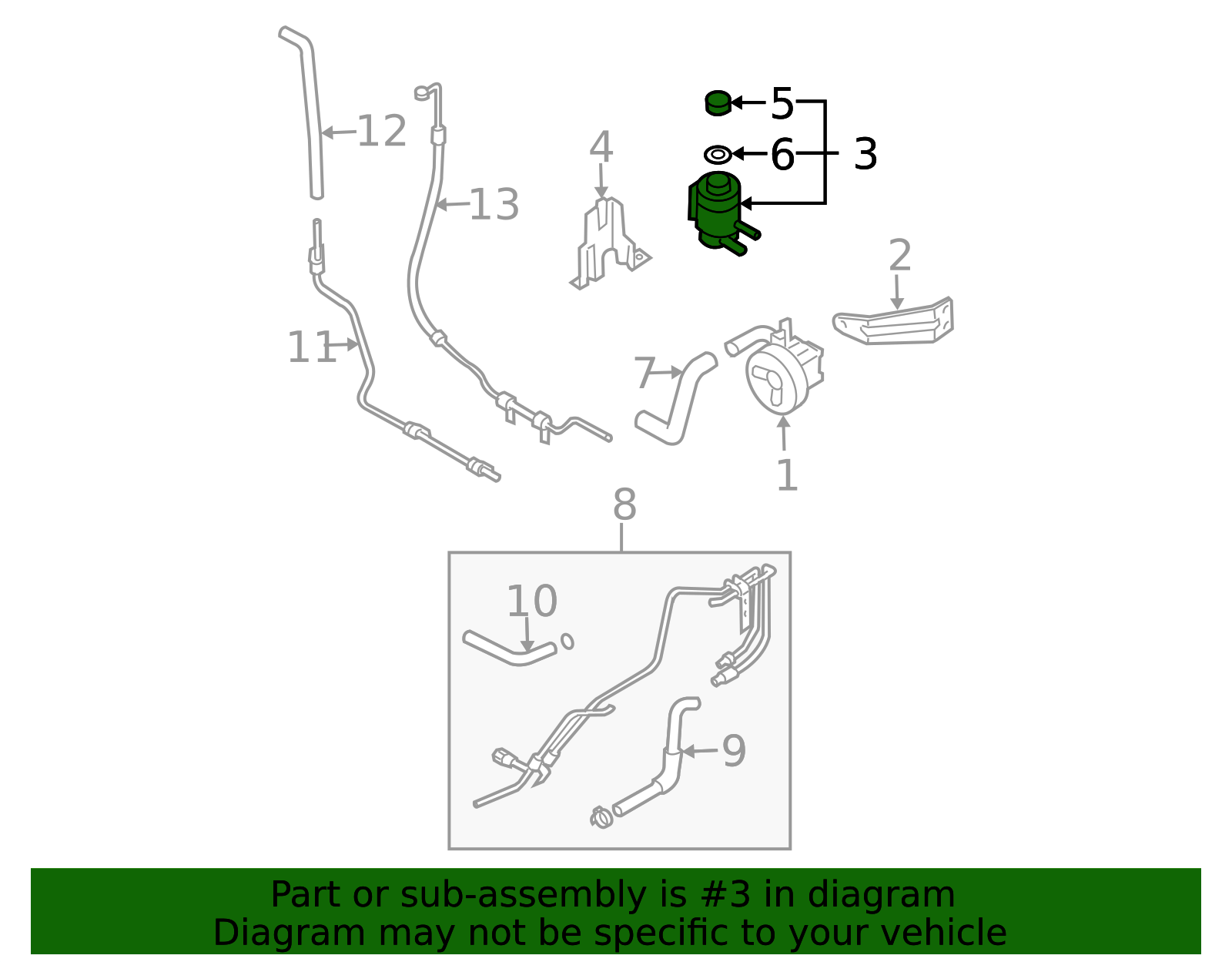 57510-3E000 - Reservoir Assembly 2003-2006 Kia Sorento | Kia.Parts Store