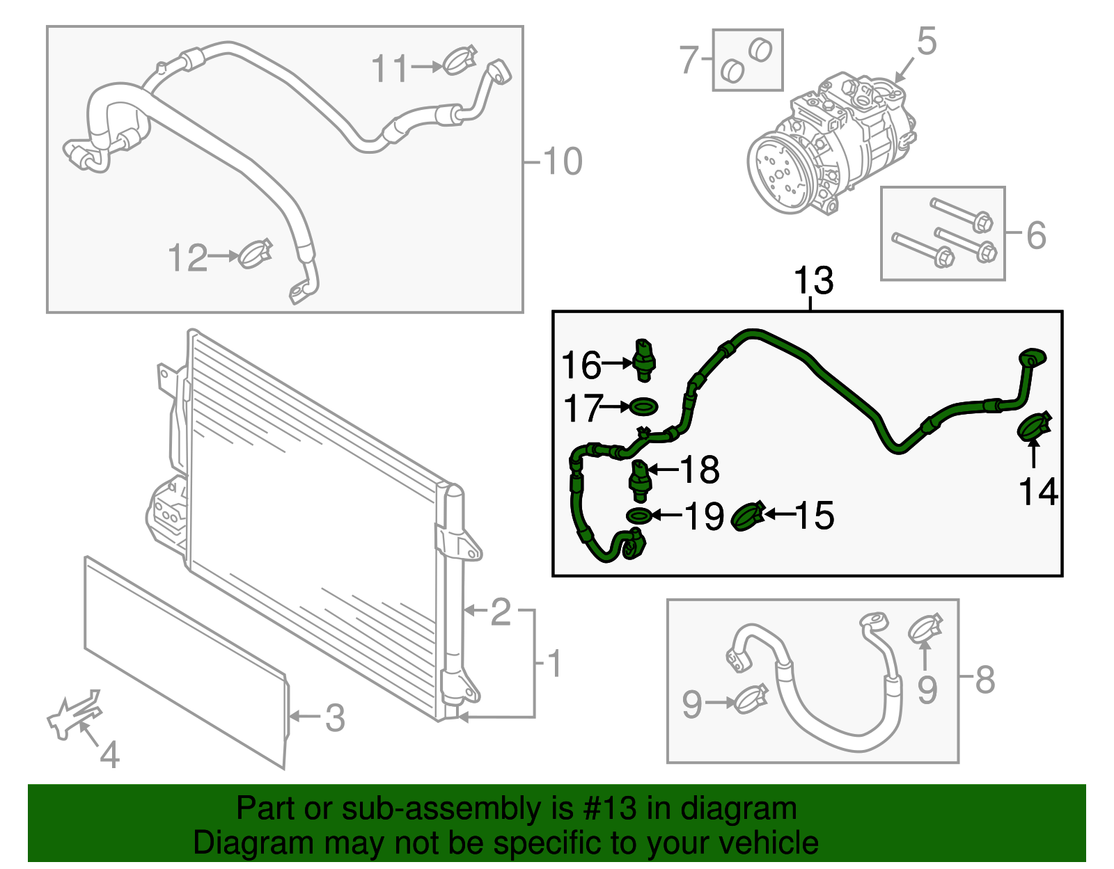 2011-2015 Volkswagen Liquid Line 5C0-820-741-A | OEM Parts Online