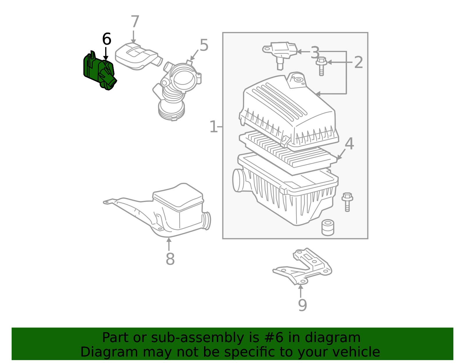 17893-36030 - High-Quality Engine Air Intake Resonator for 2010-2011 ...