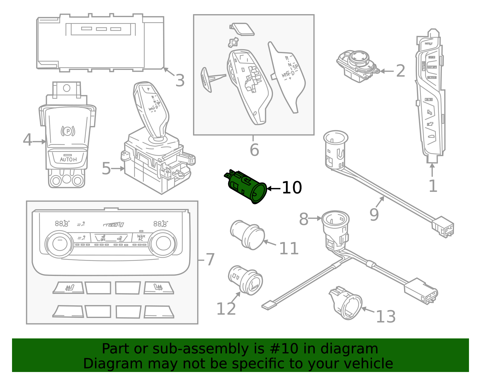 Genuine BMW 61-34-9-302-183 | Rear Power Outlet | FREE Shipping on Most ...