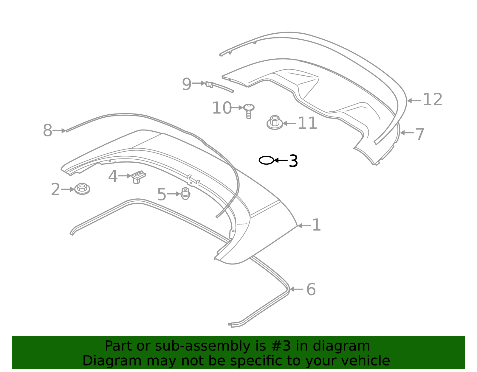 51711922189 - 1996-2025 BMW Compartment Door Seal (51-71-1-922-189 ...