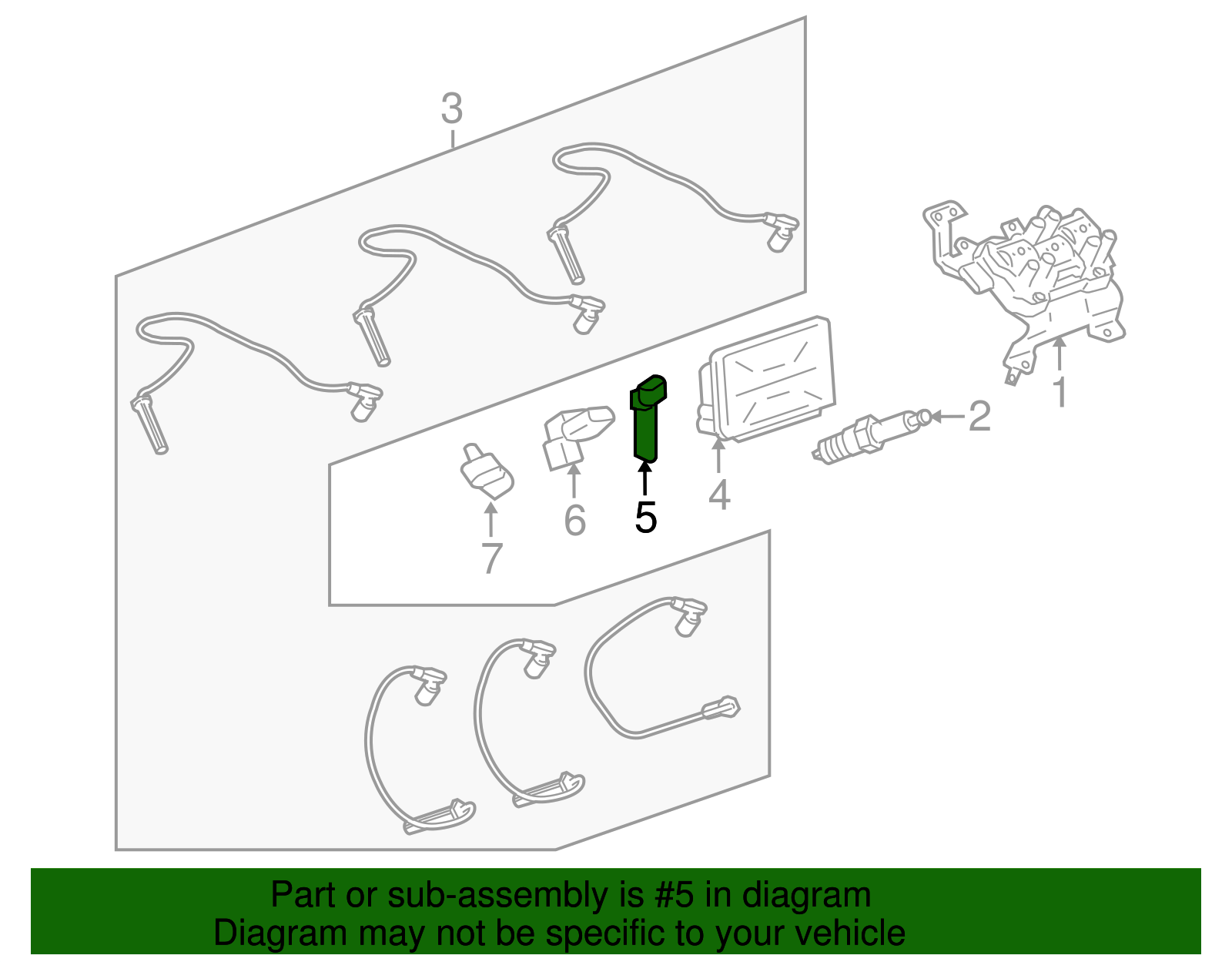 2003-2007 GM Engine Camshaft Position Sensor 12576607 | GM Parts Center