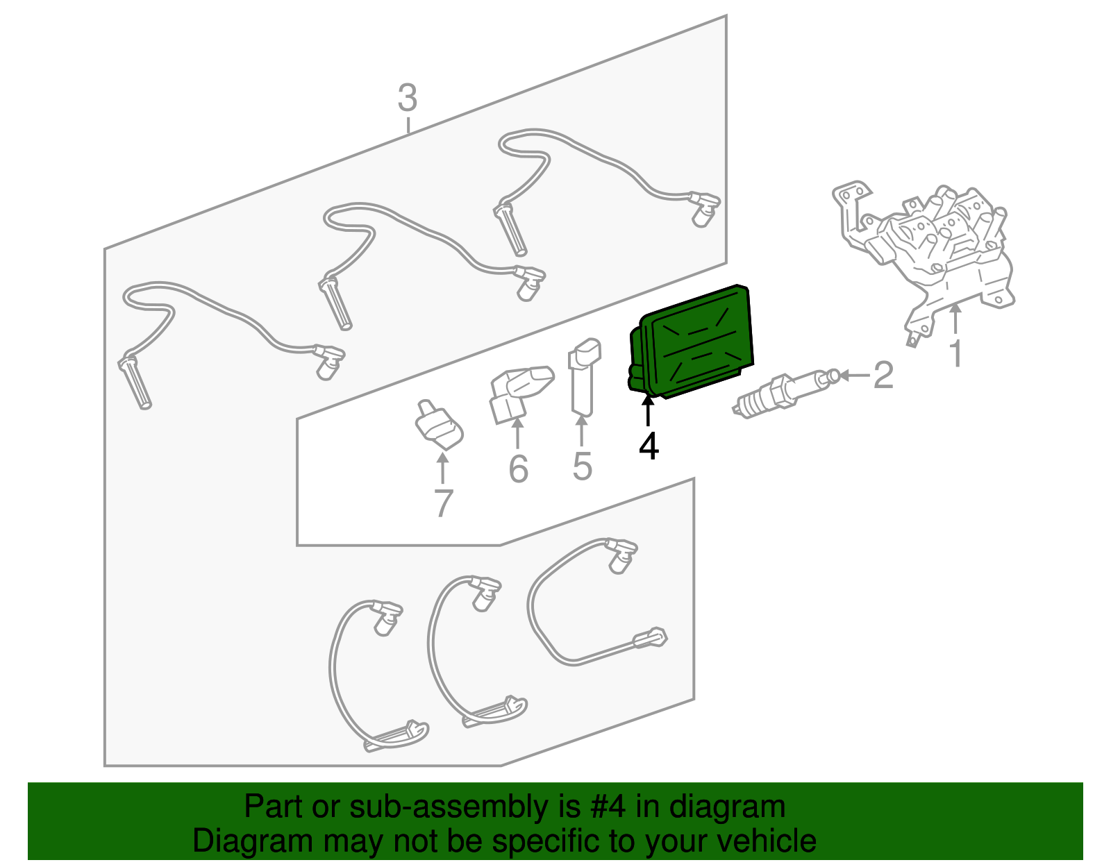 2006-2007 GM Powertrain Control Module 12600928 | Applegate Chevrolet Parts