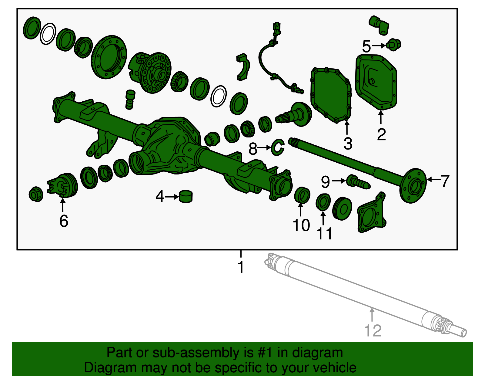 Buy Genuine GM Auto Parts - Axle (Part # 84217705) | GM Parts Store