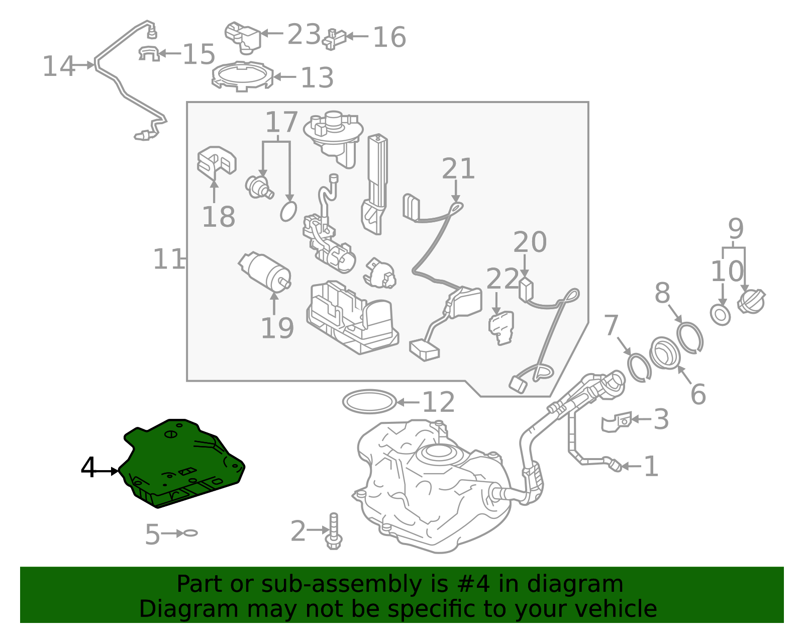 77641-47140 - High-Quality Fuel Tank Shield for 2023-2025 Toyota ...