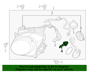2015-2017 Nissan Juke Xenon Bulb 26297-8990E | Bill Kay Nissan Parts