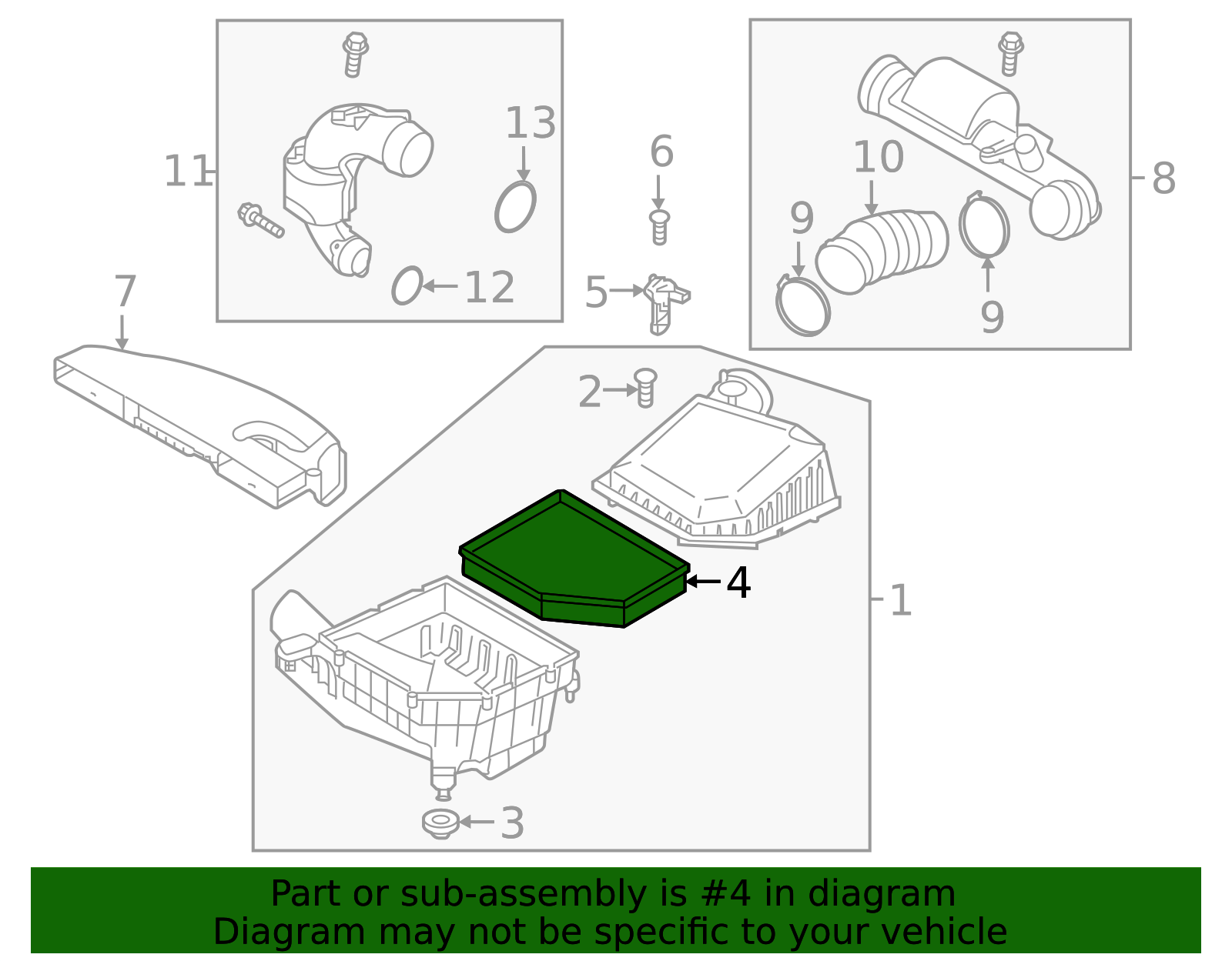 2019-2025 Volvo XC40 Air Filter 32146443 | OEM Parts Online