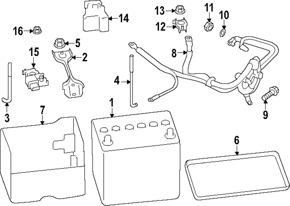 2022-2025 Subaru BRZ Battery Cable 81601CC200 | Quick Subaru Parts