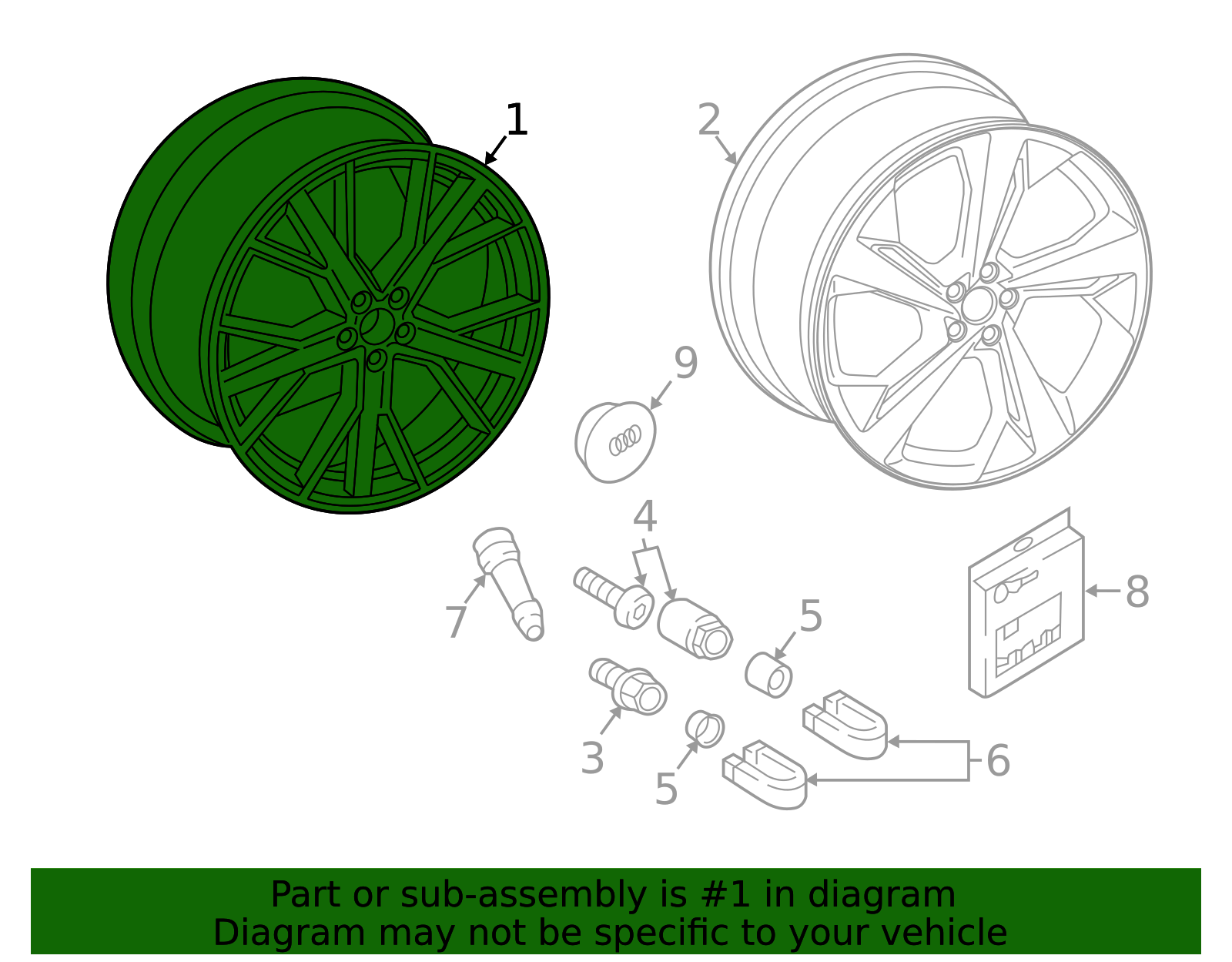 4M0-601-025-DN - Wheel, Alloy 2020-2024 Audi | Audi OEM Parts Guy