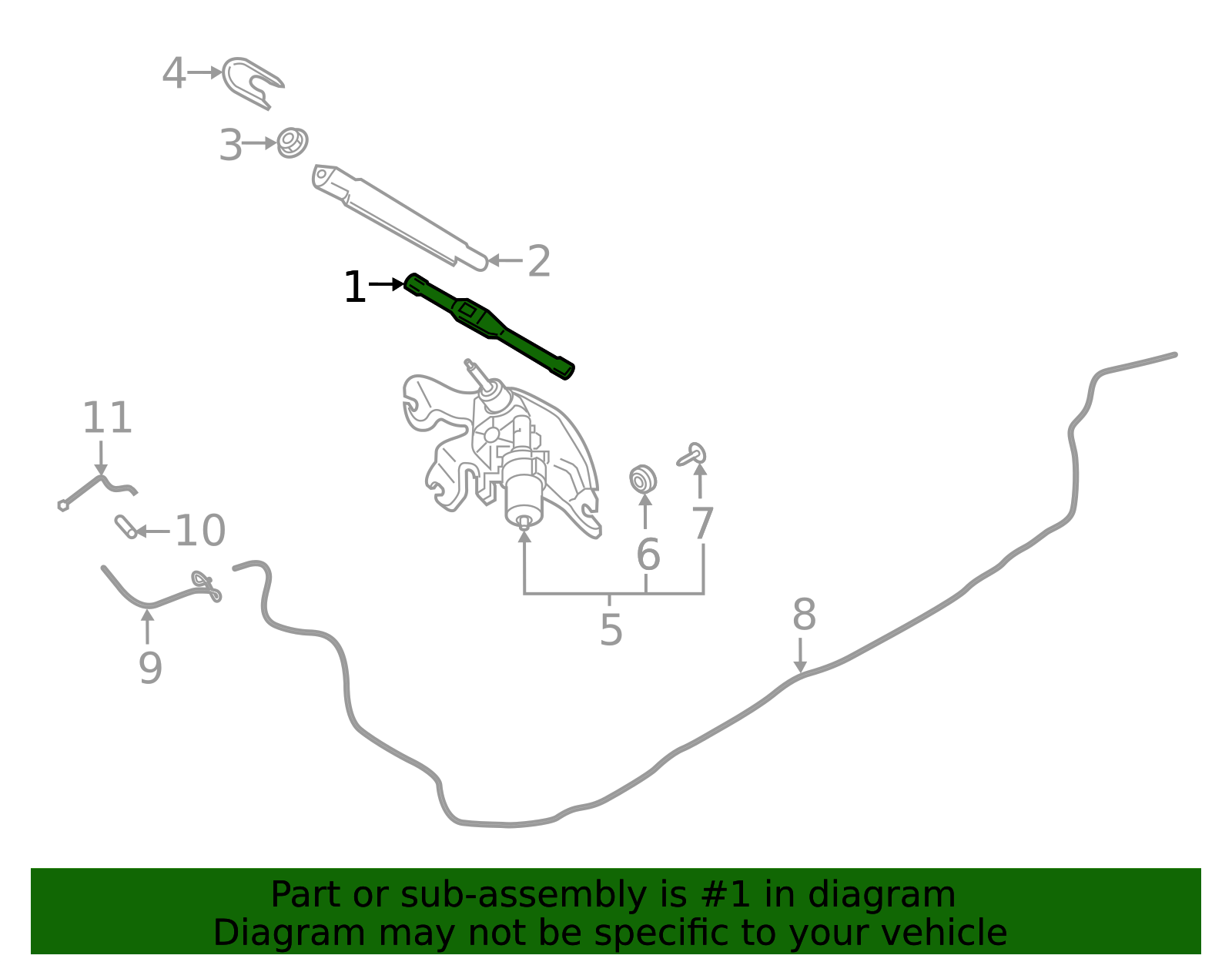 2019-2022 Hyundai Wiper Blade 98850-J3000 | World OEM Parts Hyundai