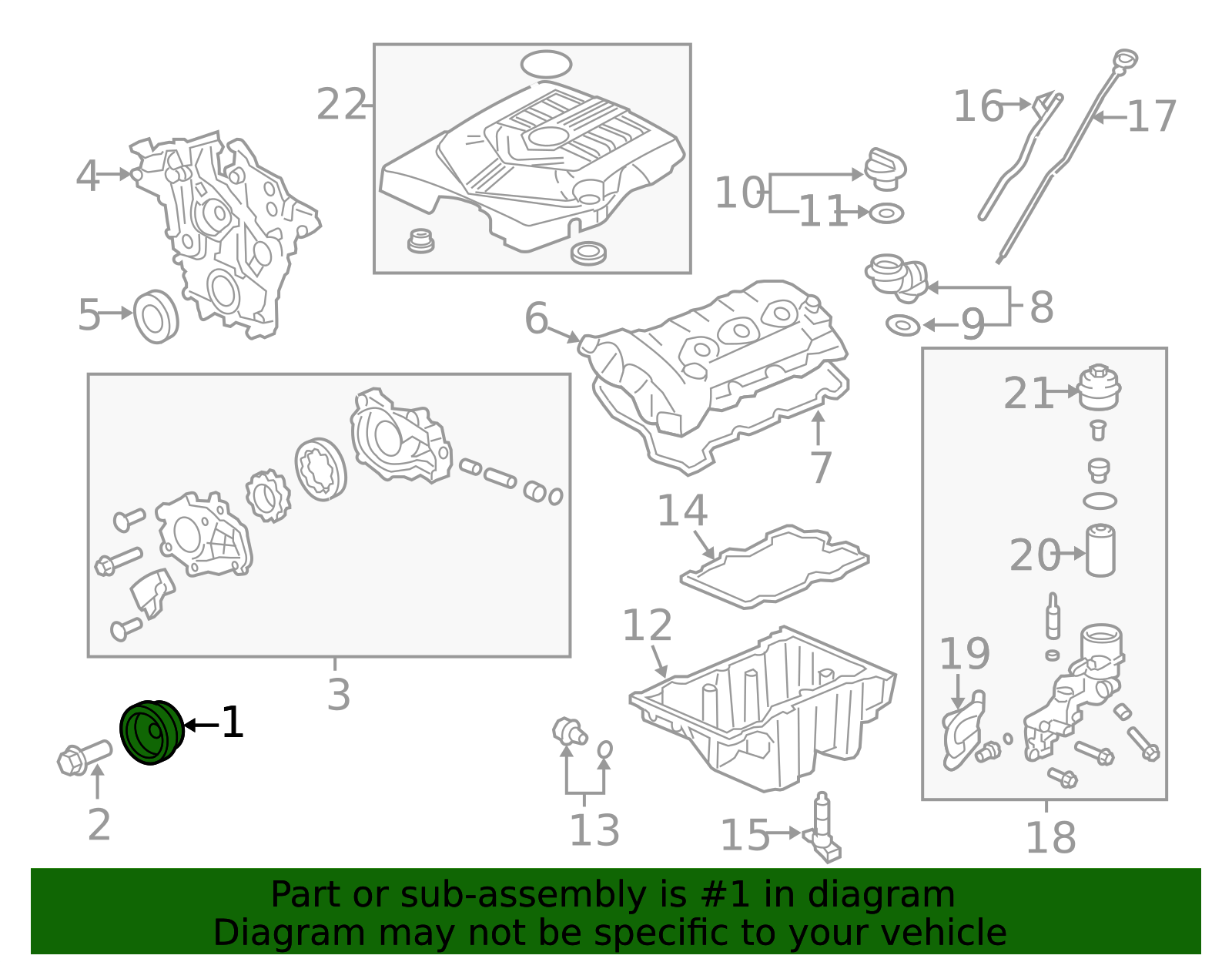 2004-2007 Cadillac Dual Belt Crankshaft Balancer with Spacer without ...