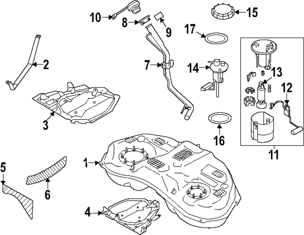 2022-2024 Subaru WRX Fuel Pump 42022VC010 | Subaru Parts Store