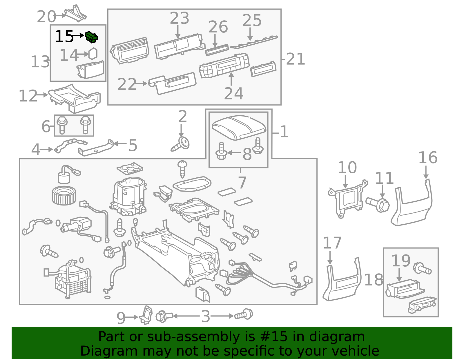 55633-60050 - High-Quality Cup Holder Bracket for 2008-2015 Lexus LX570 ...