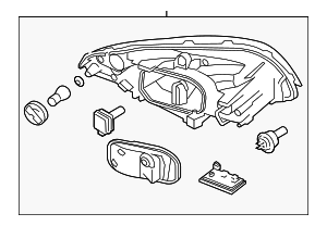31698816 - Headlamp Assembly - 2014-2017 Volvo XC60 | Volvo OEM Parts ...