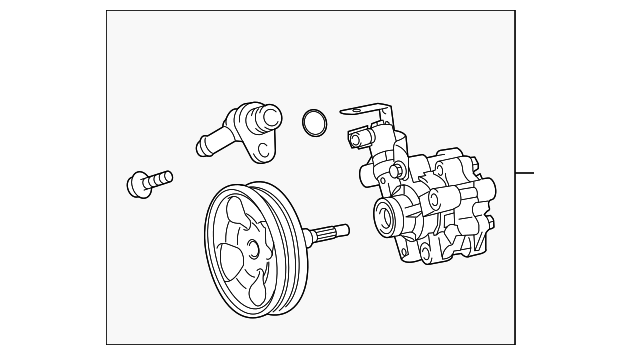 Genuine Toyota Power Steering Pump part# 44310-35750 for 2010-2014 ...