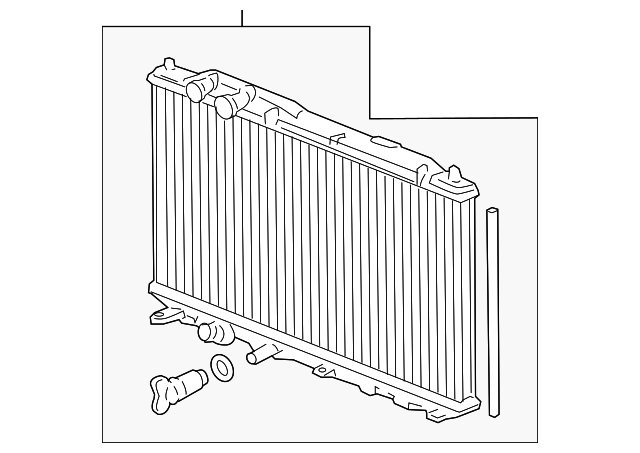 OEM 2006-2011 Honda Civic Radiator Assembly 19010-RRH-901 | Honda ...