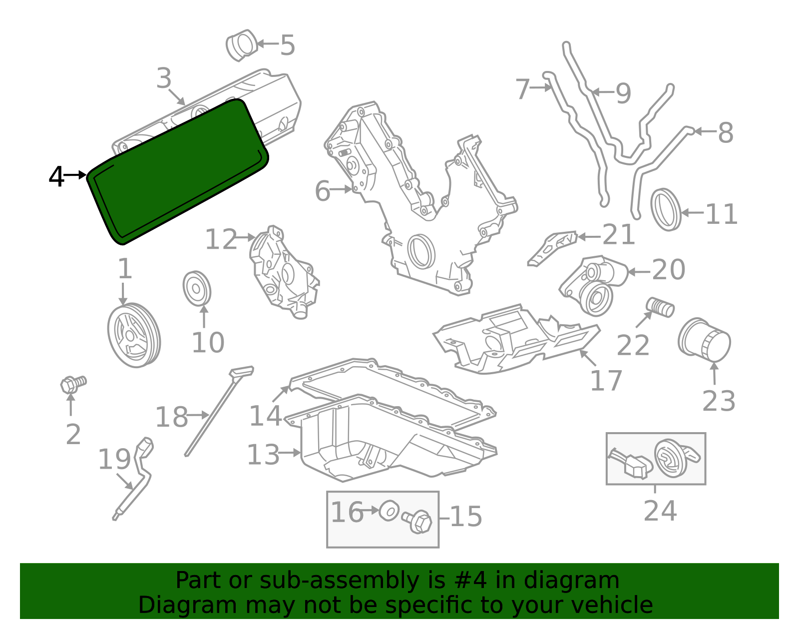 2C2Z-6584-BA - Gasket 2002-2007 Ford | Greenwood Ford Parts