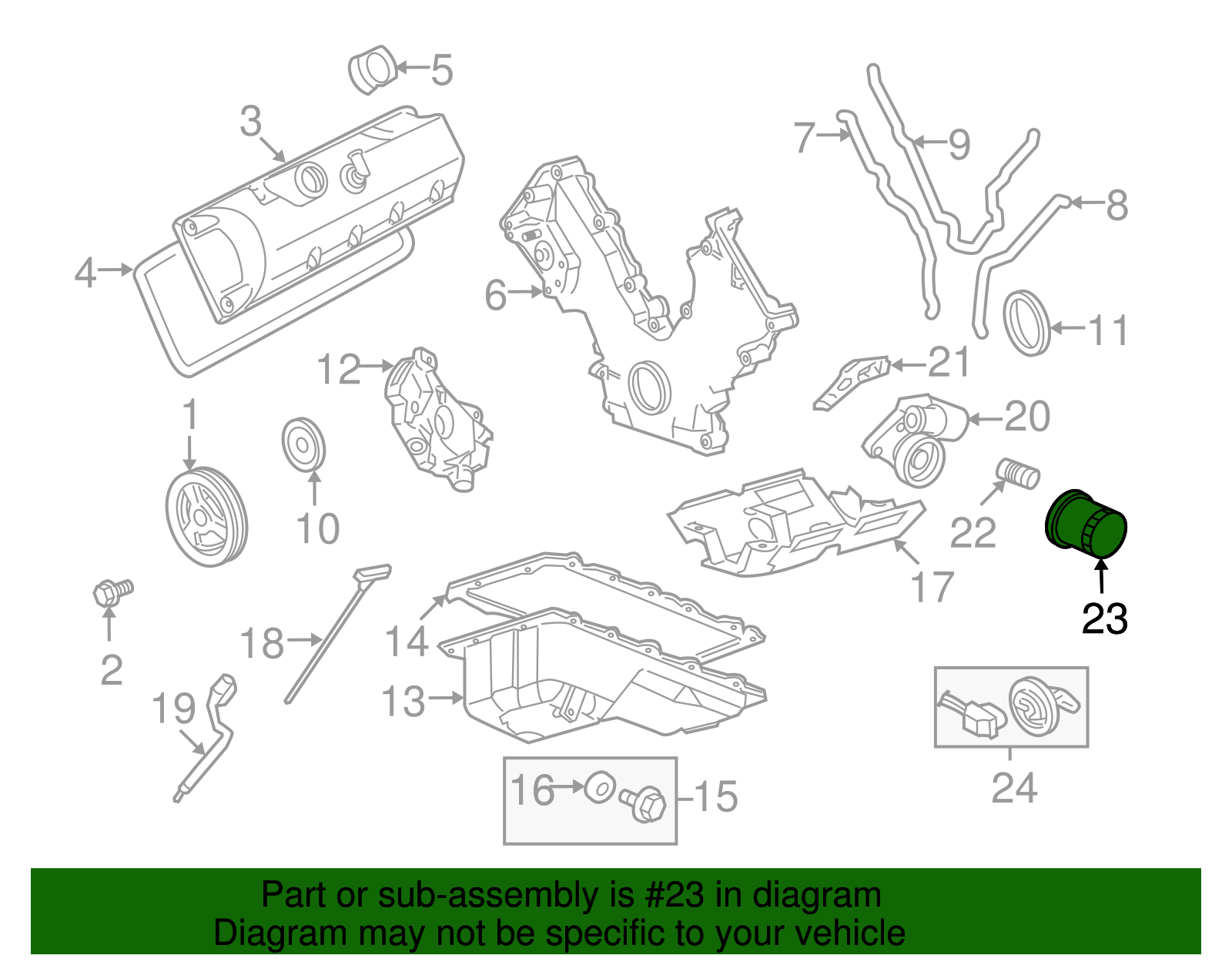 F1AZ-6731-BD - Oil Filter 1991-2025 Ford | Ford Parts Connect