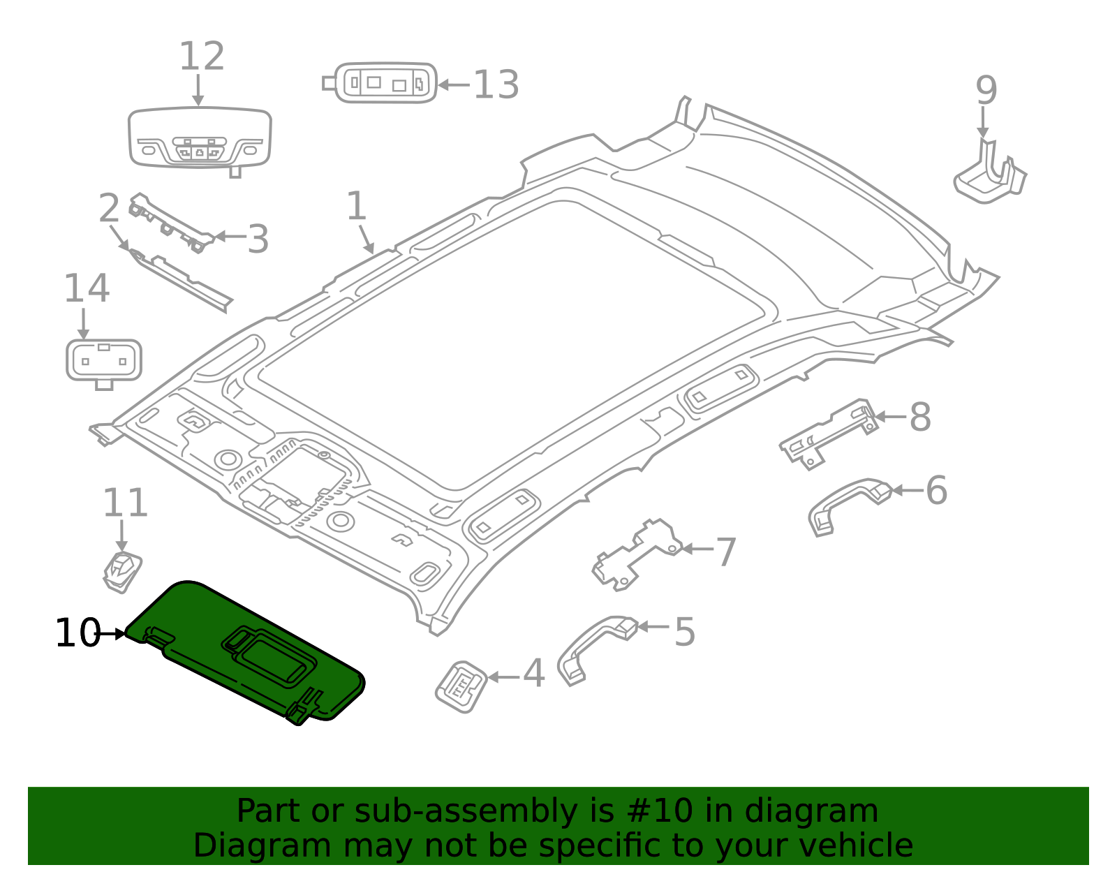 Genuine BMW 51-16-7-445-672 | Sun-Visor | FREE Shipping on Most Orders ...