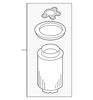 2005-2015 Volkswagen Jetta Fuel Filter 1K0-127-434-A | VW Direct Auto Parts