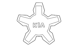 52960-R0100 - Center Cap 2022-2025 Kia | Kia.Parts Store