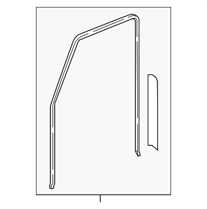 Window Channel - Smooth Window Travel 463-720-00-53 | AutoNation Parts