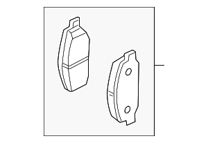 2017-2024 Nissan Armada Disc Brake Pad Set D4060-1LB0B | OEM Parts Online