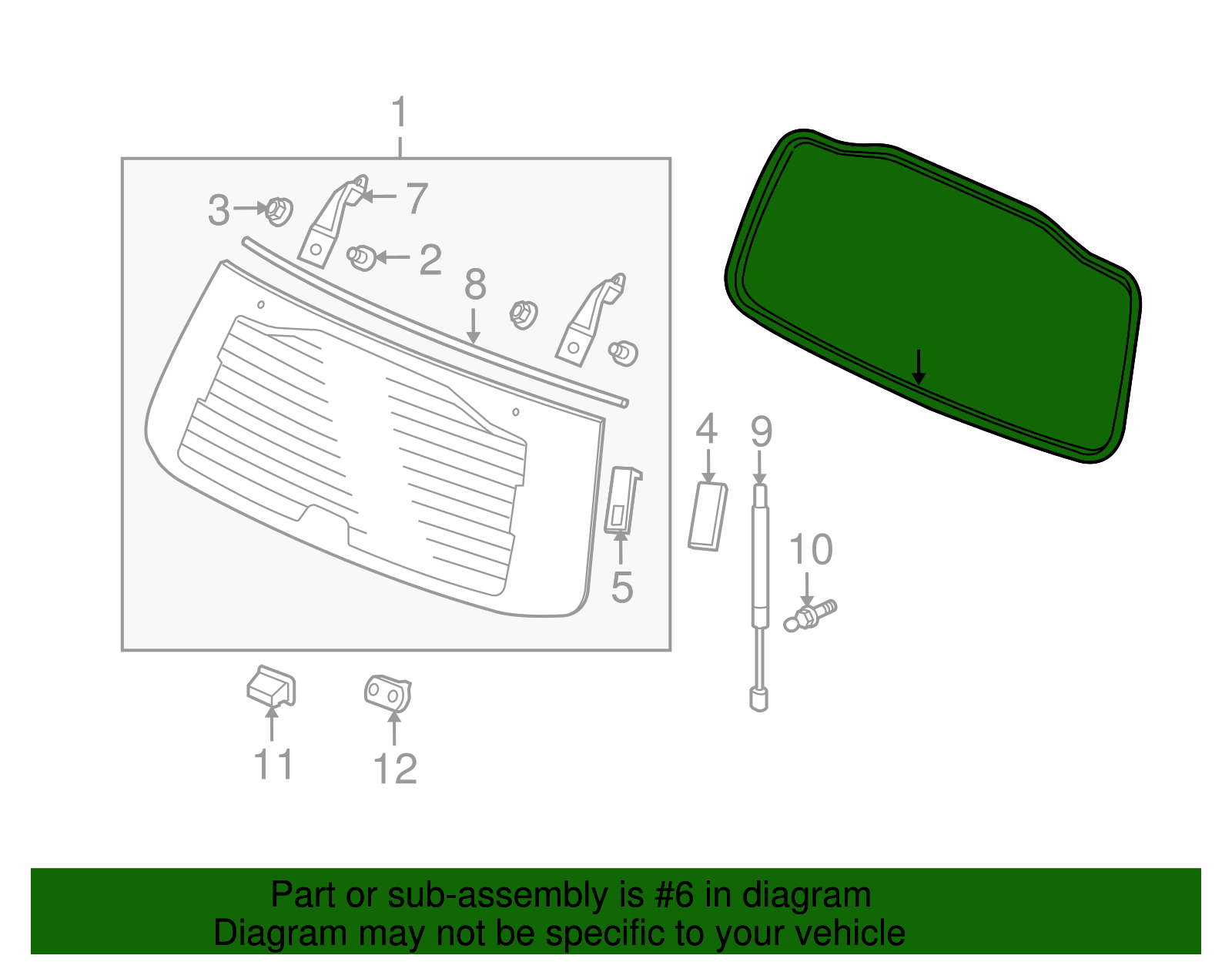 2009-2015 Honda Pilot Weatherstrip 74441-SZA-A01 | Cheaper Honda Parts