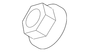 90101-SZA-A01 - Lift Gate Glass Nut 2009-2015 Honda Pilot | Honda Parts ...