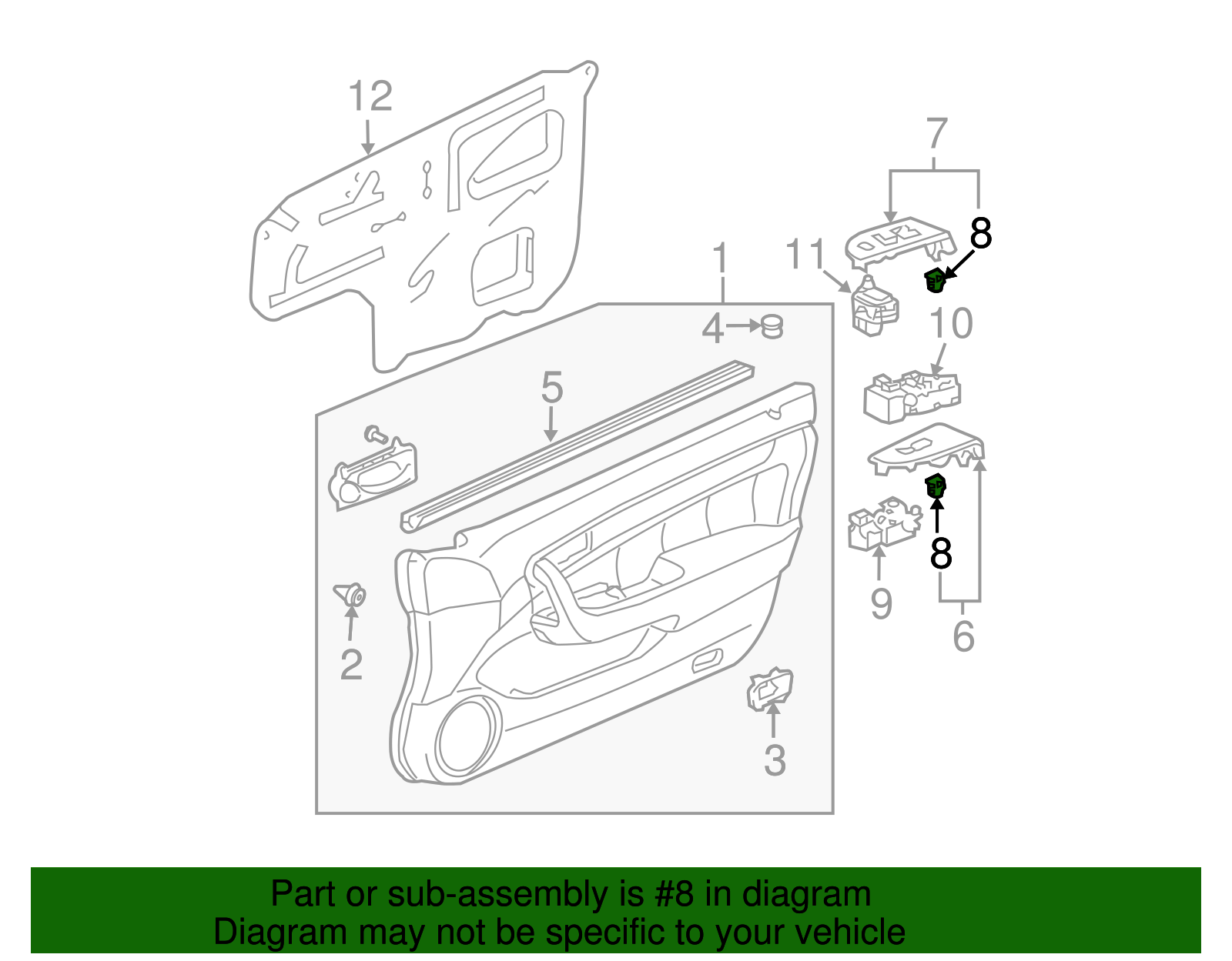 90666-SDA-A01 - 2003-2025 Honda - Clip Snap Fitting (Po)(Natural ...