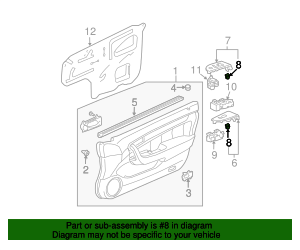 90666-SDA-A01 - 2003-2025 Honda - Clip Snap Fitting (Po)(Natural ...