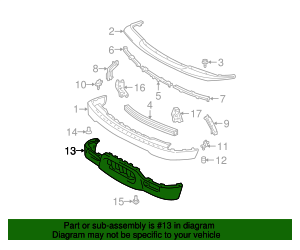 53901-AD030 - Valance Panel - 2001-2004 Toyota Tacoma | OEM Genuine ...
